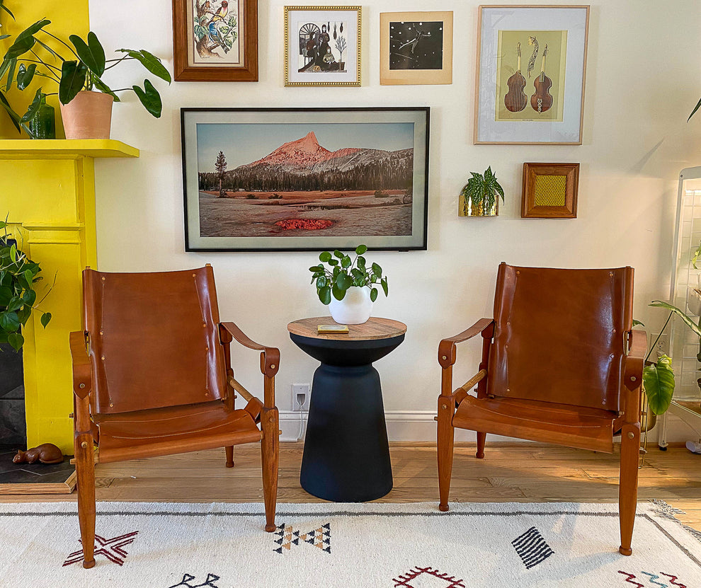 Limbo Safari Lounge Chair in Mahogany and Leather – Lim-bo Co.